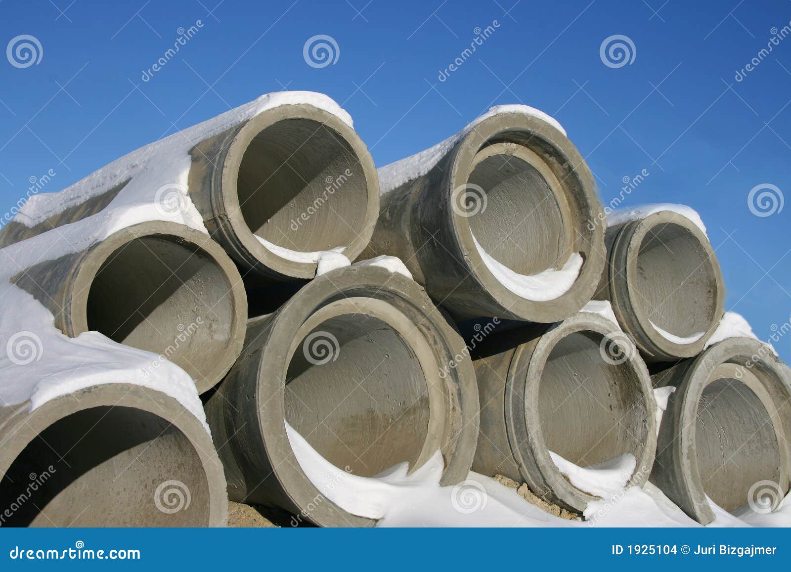 Concrete pipes. stock photo. Image of circle, greater - 1925104