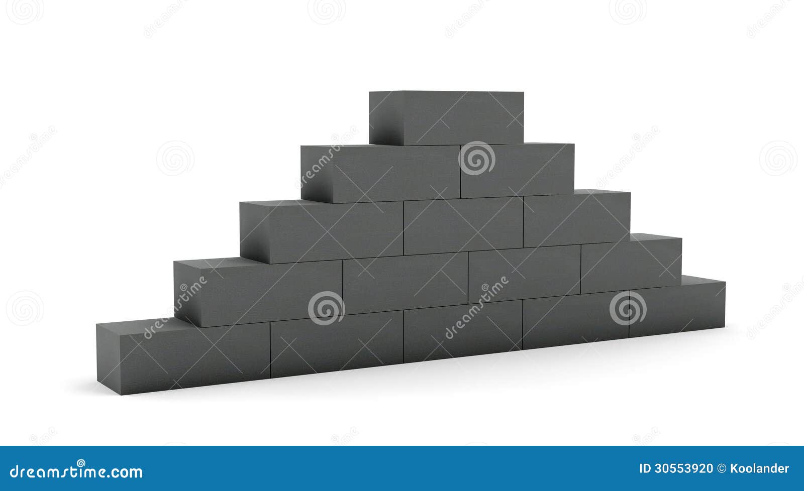 Concrete pyramid wall stock illustration. Illustration of shape - 30553920