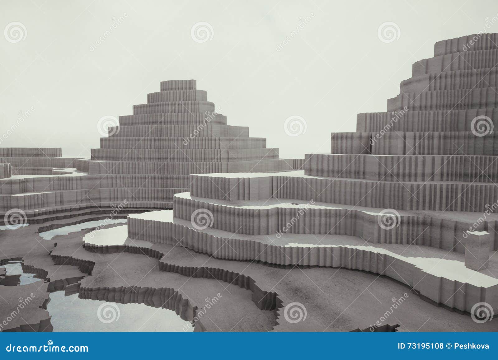 Concrete Pyramids Stock Illustrations – 29 Concrete Pyramids Stock ...