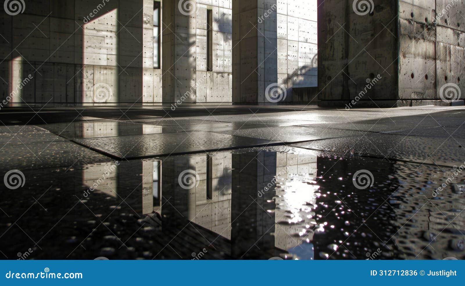 The Concrete Reflects the Unrelenting Heat Making the Air Feel Thick ...
