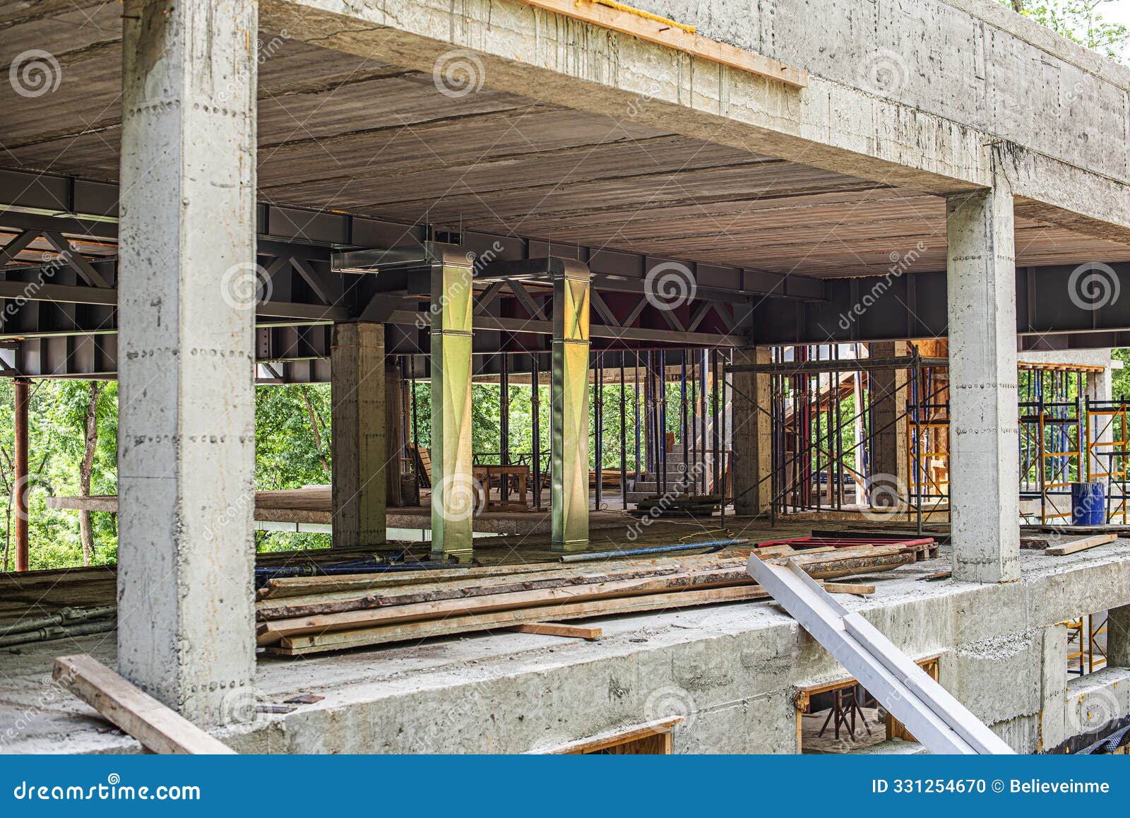 Concrete and Reinforced Concrete Structures. Stock Photo - Image of ...