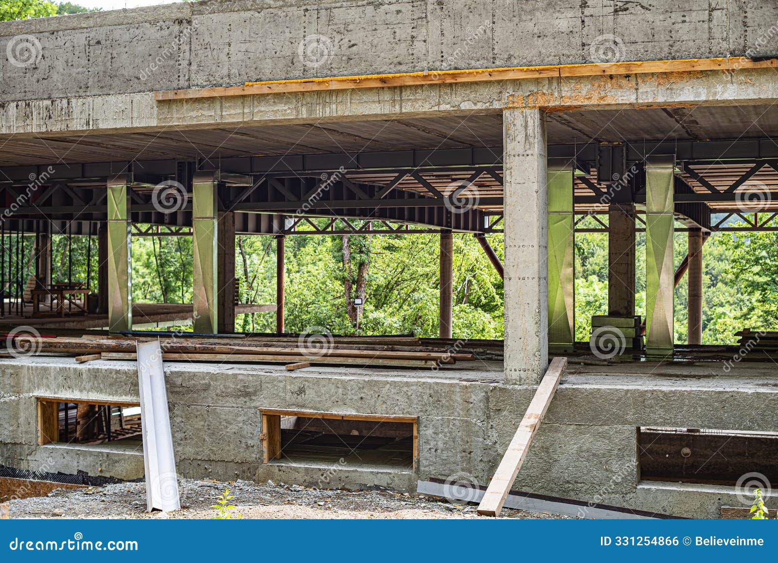 Concrete and Reinforced Concrete Structures. Stock Photo - Image of ...