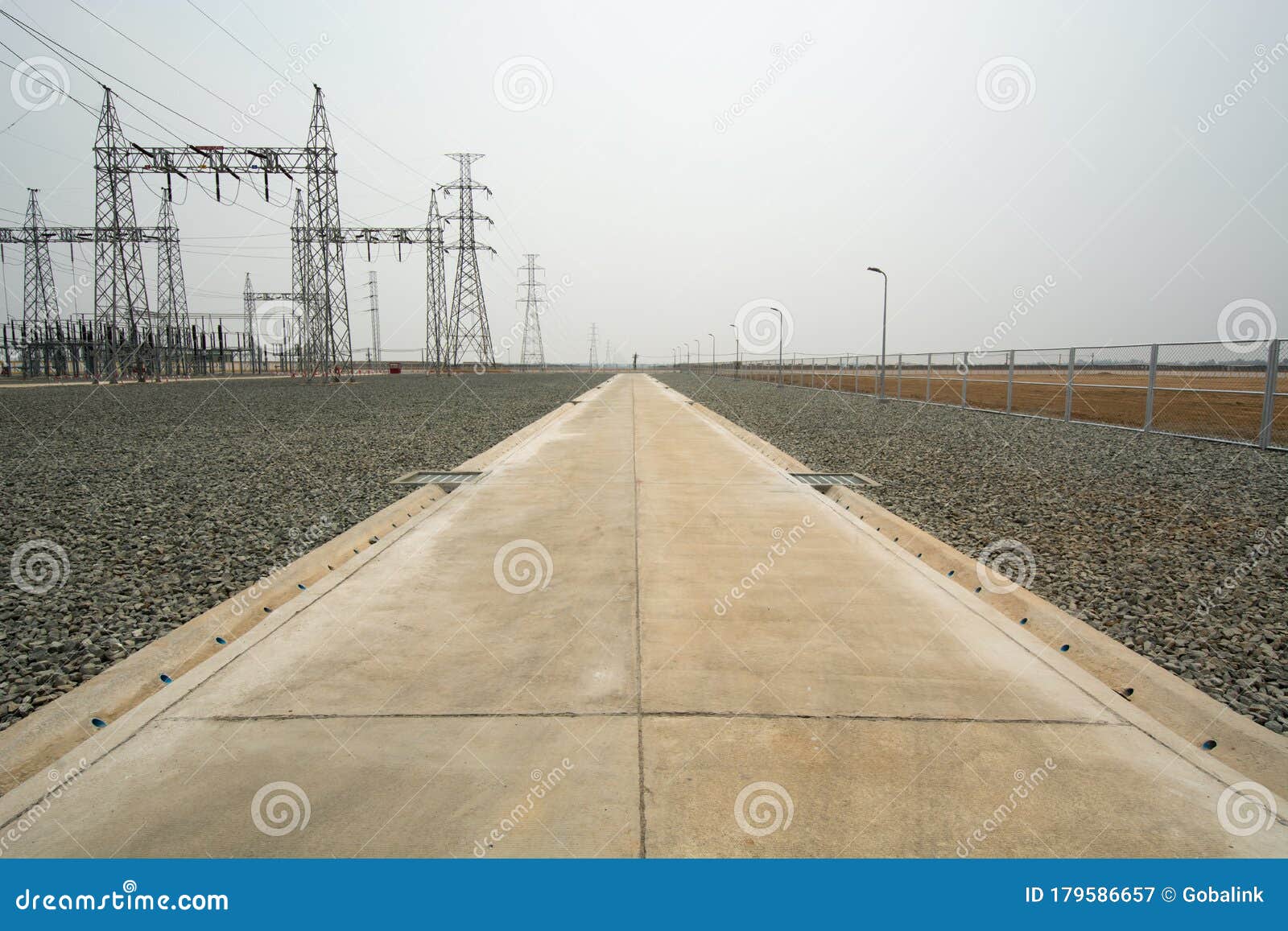 Concrete road stock image. Image of traffic, concrete - 179586657
