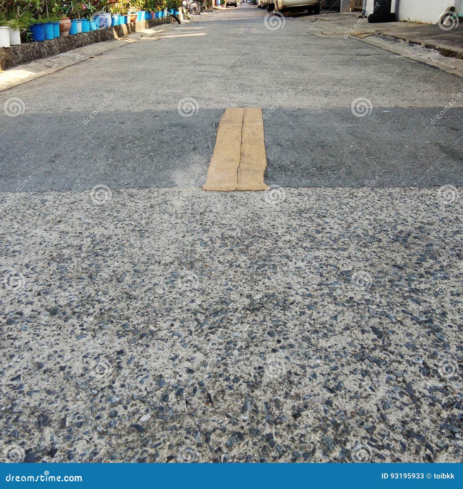 Concrete road stock image. Image of roadside, pavement - 93195933