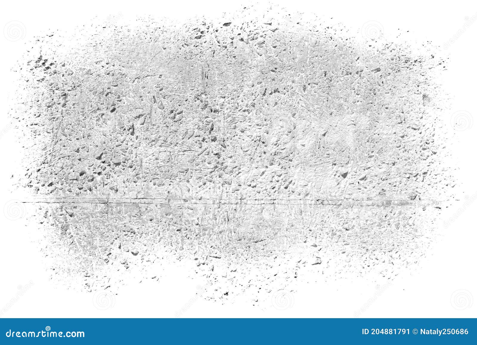 Concrete with Rocks Wall Bumpy Cement Surface for Making Brush Isolated ...