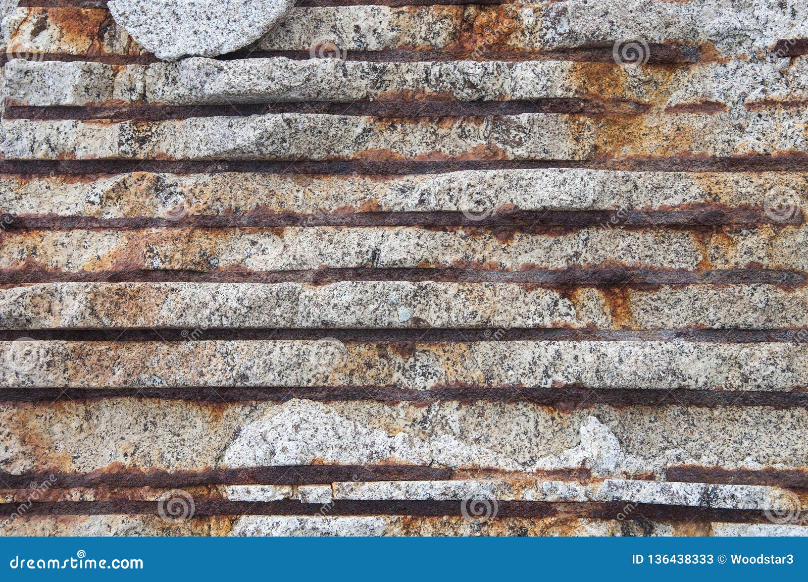 Concrete with Rust. Background and Texture of Concrete. Stock Image ...