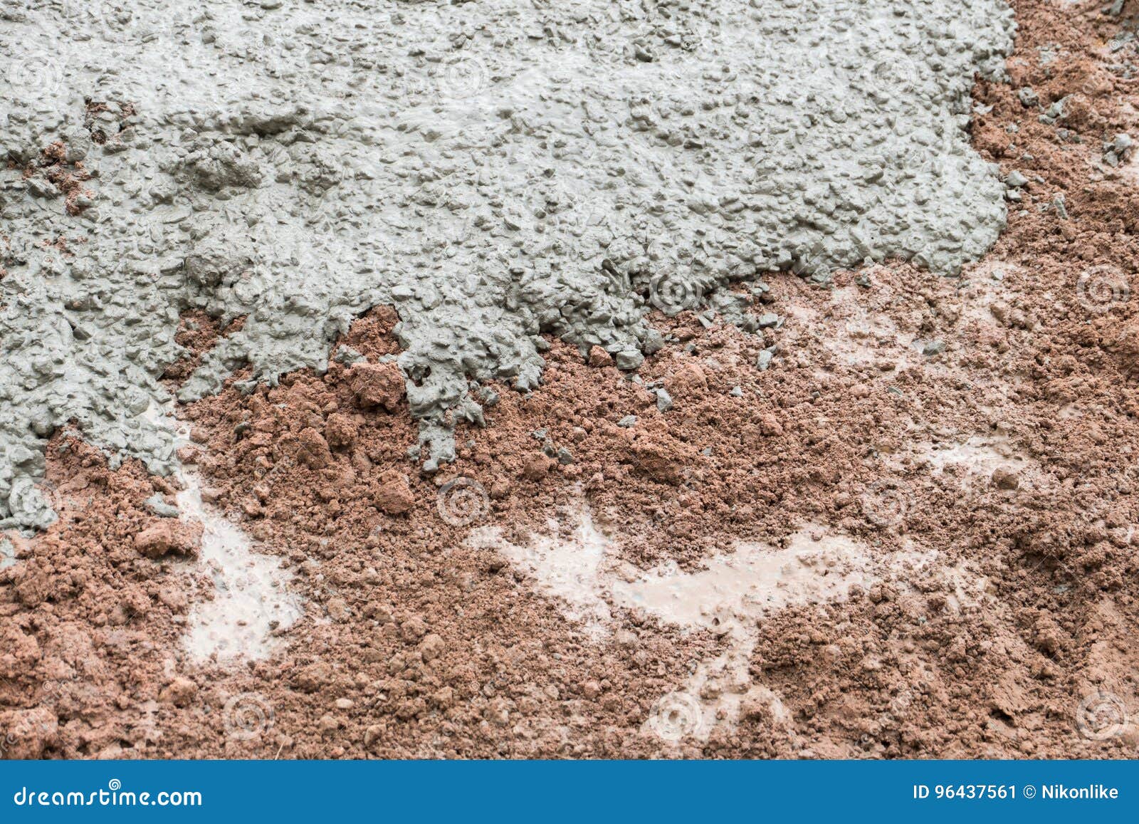 Concrete Screed on the Floor. Stock Image - Image of plastering ...