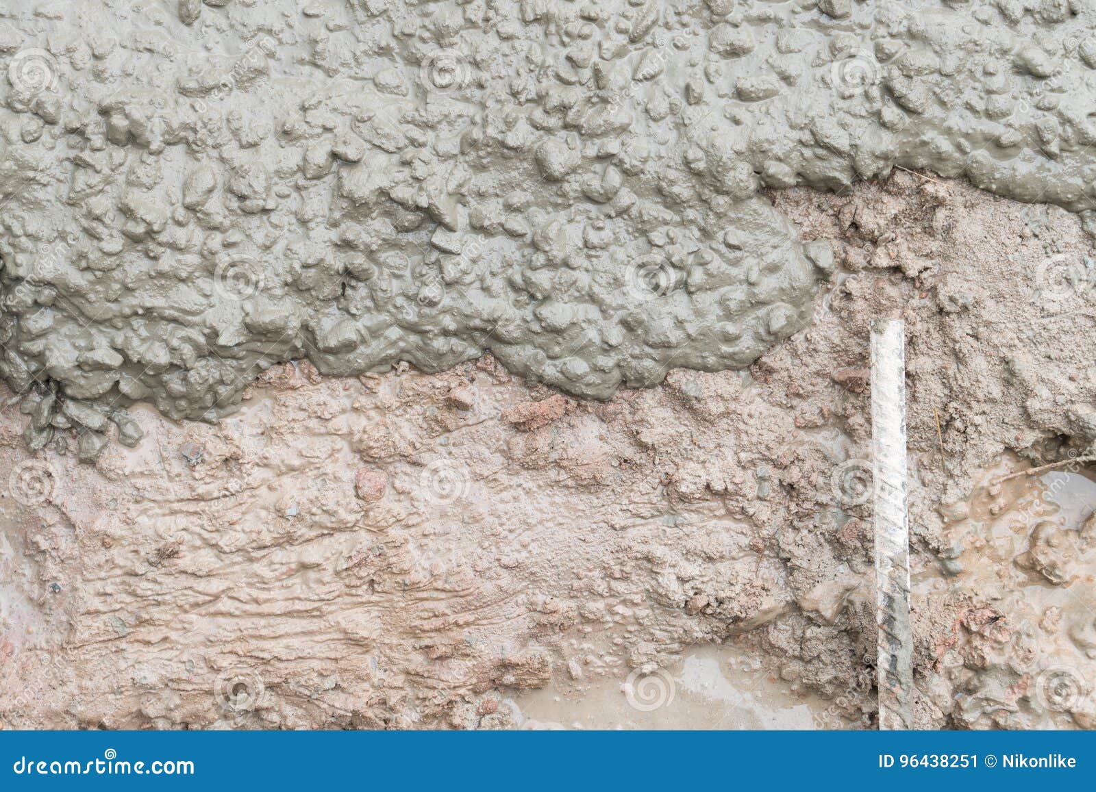 Concrete Screed on the Floor. Stock Image - Image of person, crafts ...
