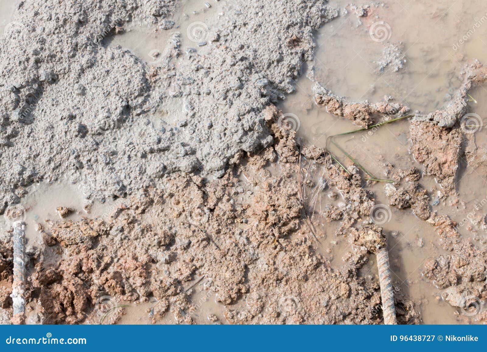 Concrete Screed on the Floor. Stock Image - Image of cement, builder ...