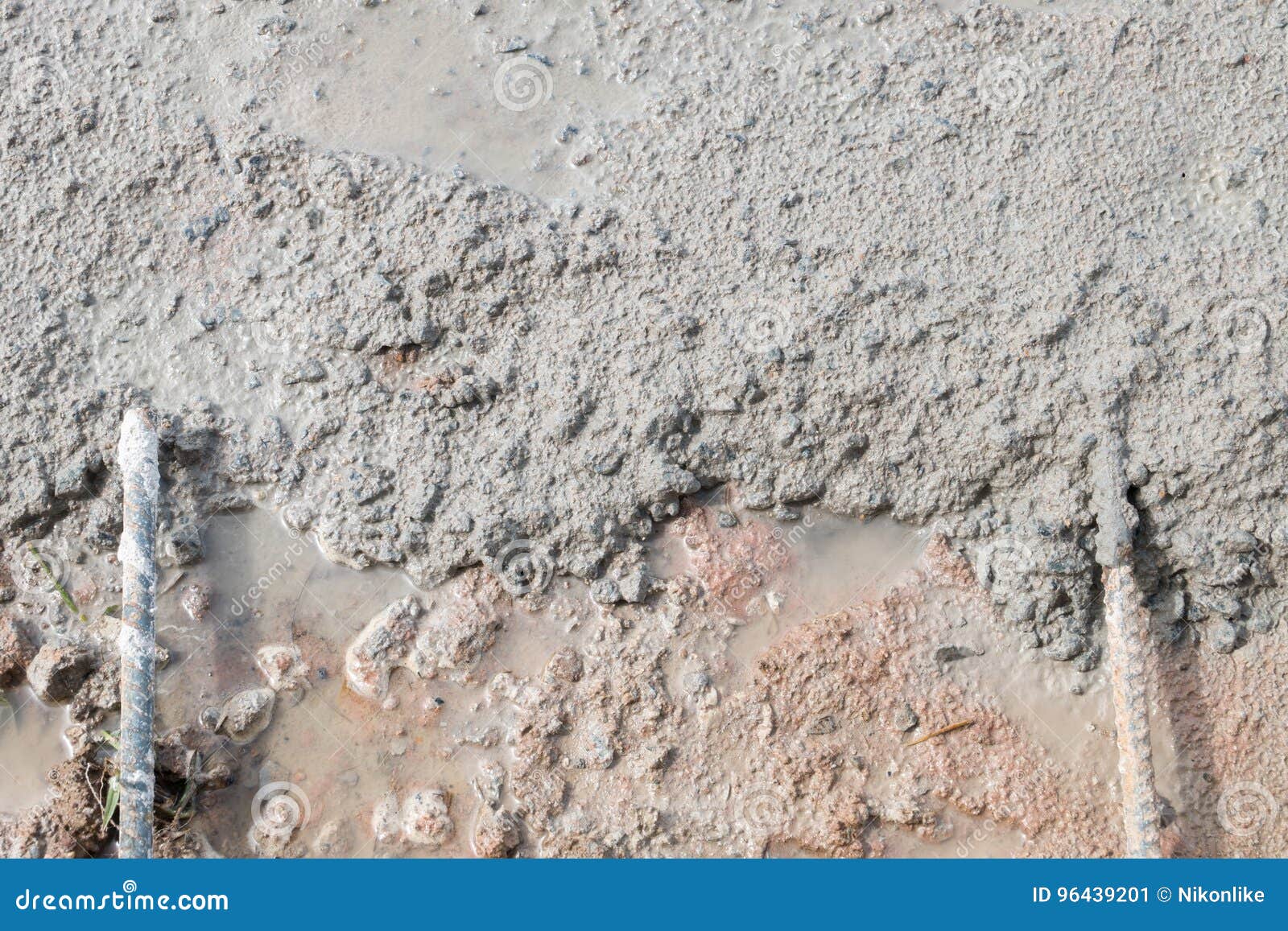 Concrete Screed on the Floor. Stock Image - Image of person, mason ...