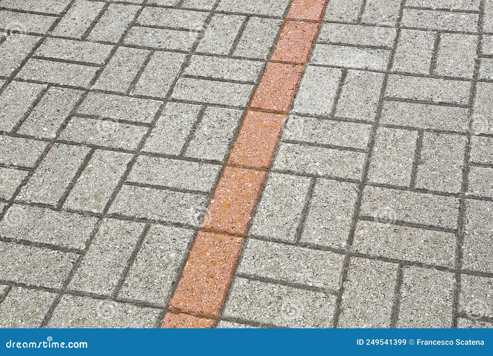 Concrete Self Locking Flooring BlockS Assembled on a Substrate of Sand ...