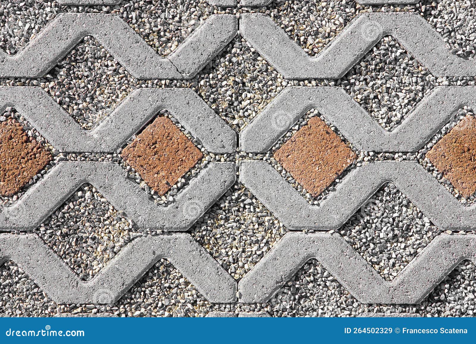 Concrete Self Locking Tiled and Draining Flooring Blocks Assembl Stock ...