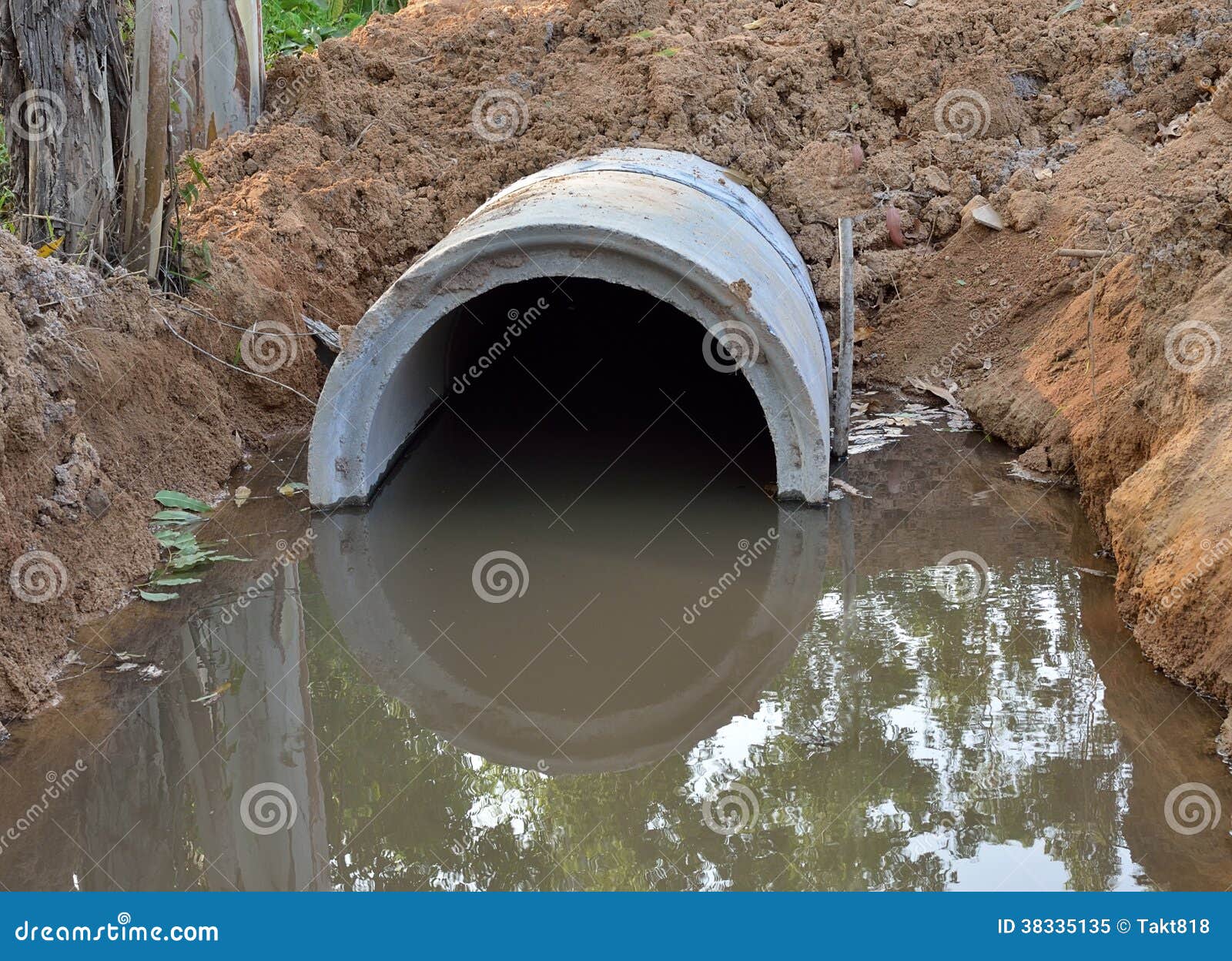 Crushed A Residential Sewer Pipe