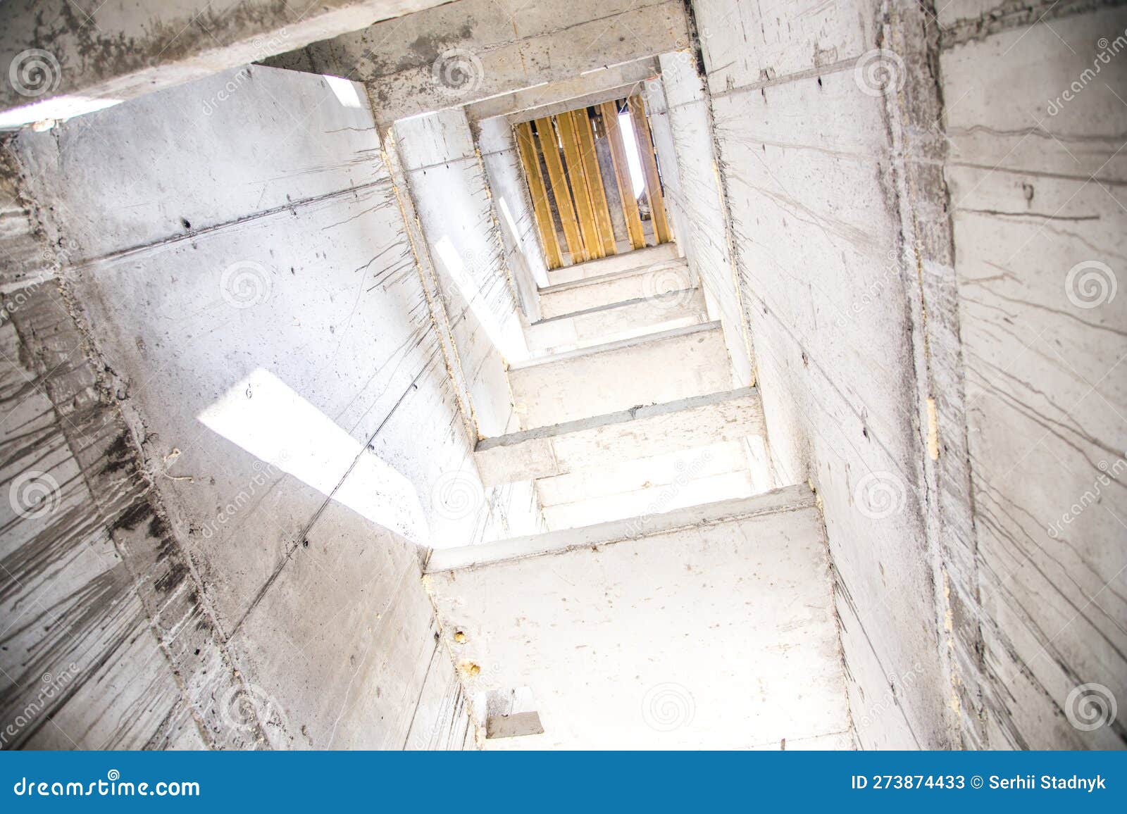 Concrete Shaft, Construction Formwork, Concrete Walls Stock Image ...