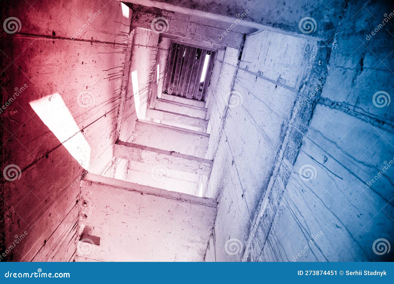 Concrete Shaft, Construction Formwork, Concrete Walls Stock Image ...