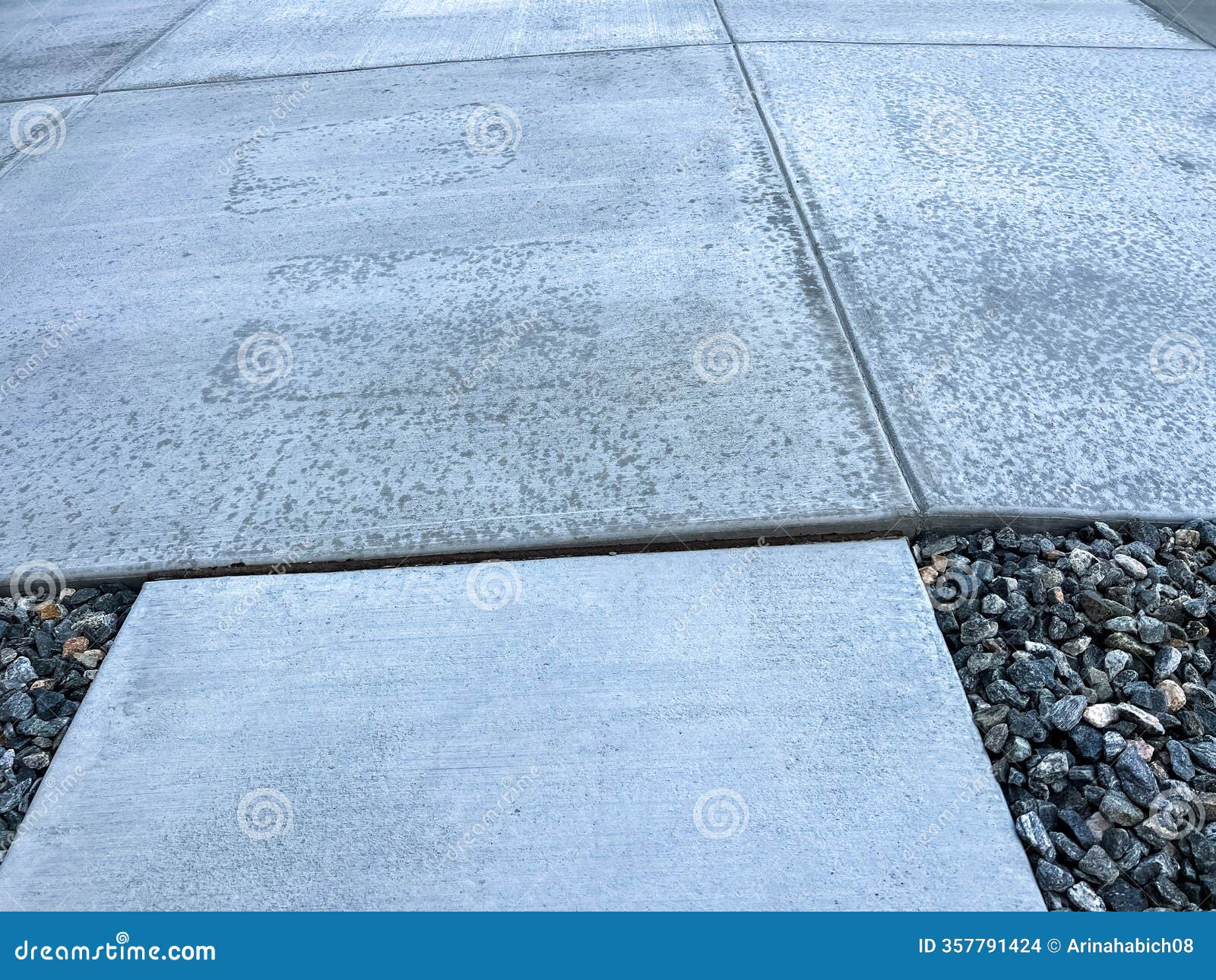 Uneven Concrete Sidewalk and Driveway Issues Stock Photo - Image of ...