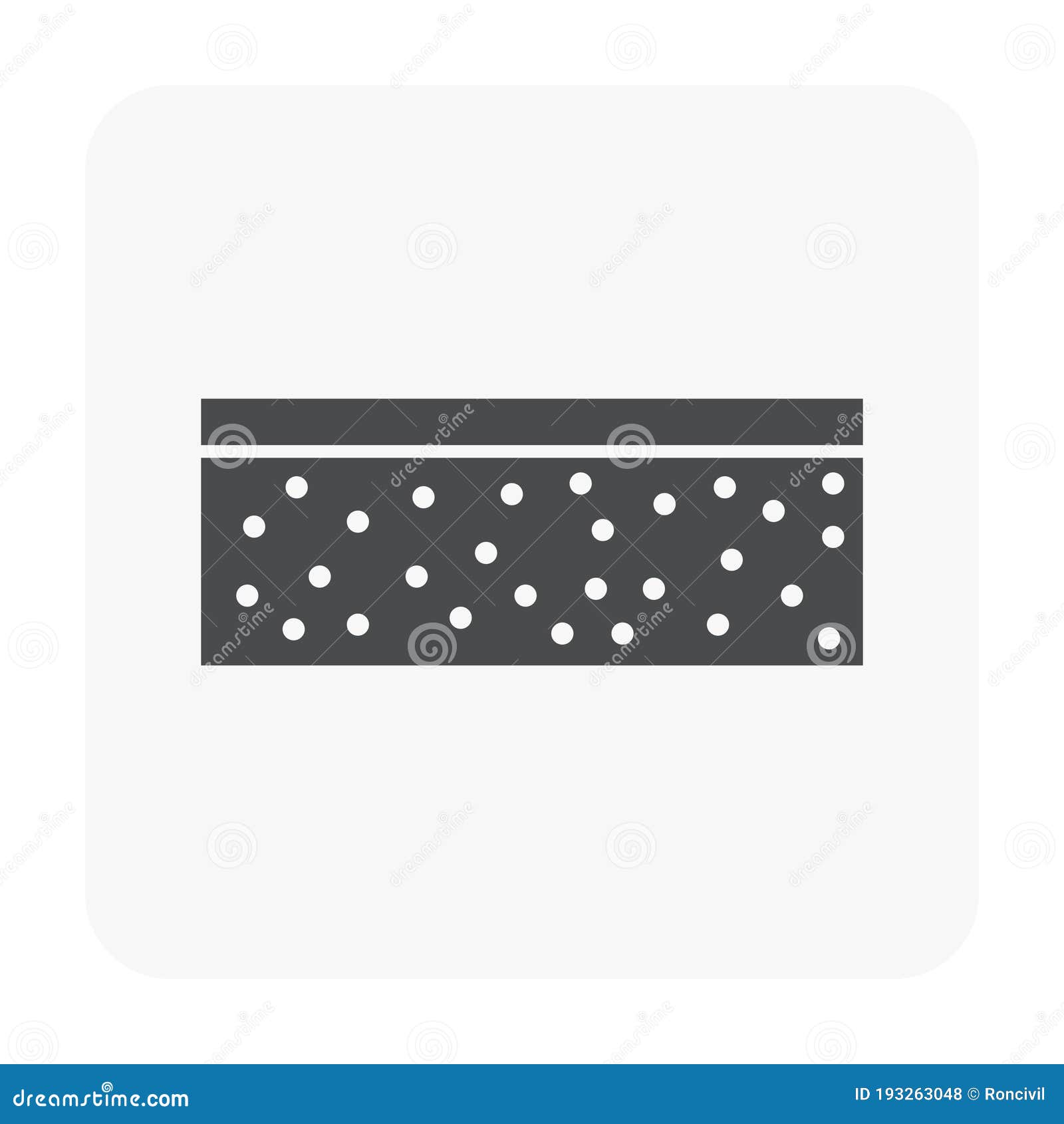 Concrete slab icon stock vector. Illustration of construction - 193263048