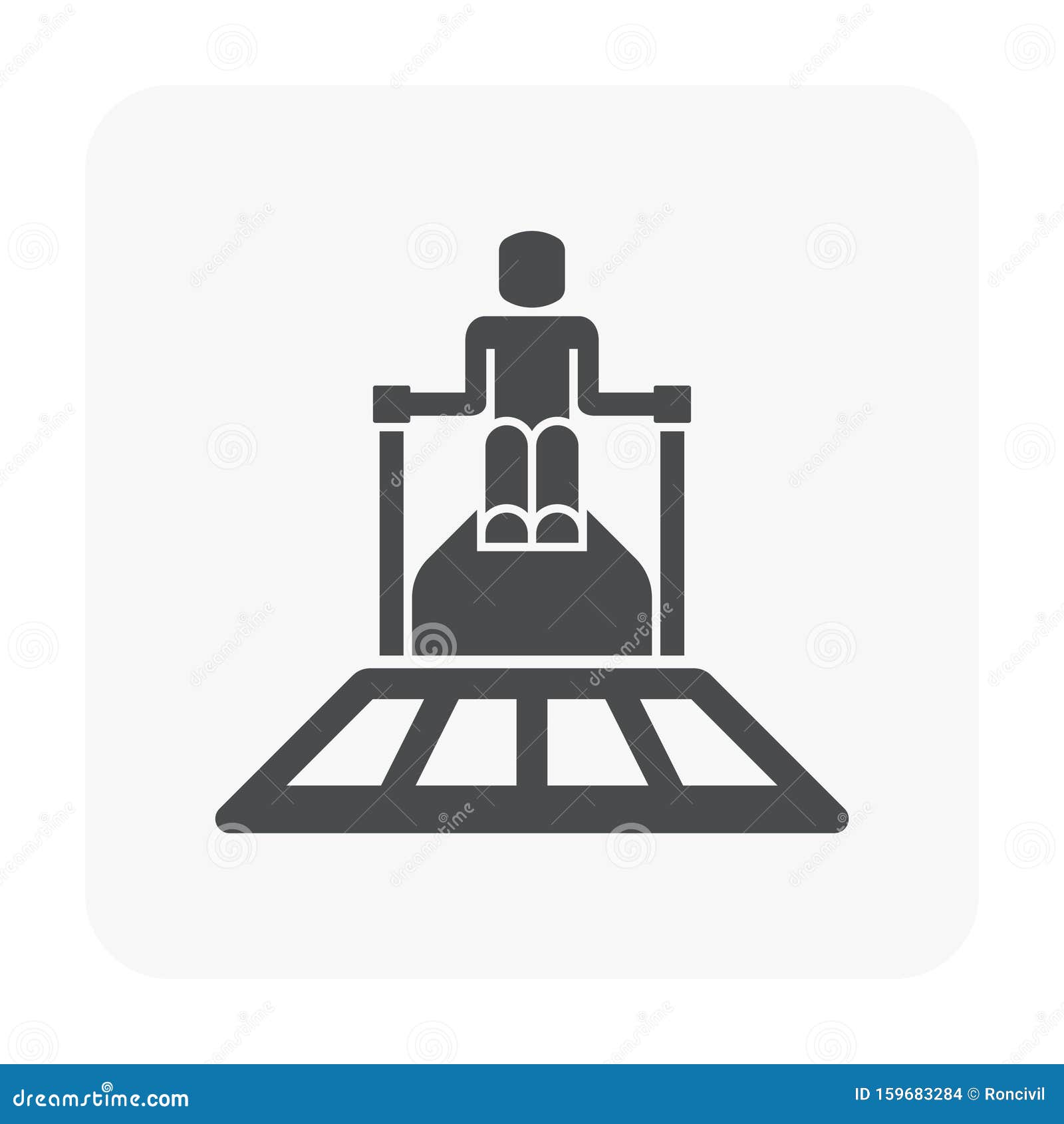 Concrete slab icon stock vector. Illustration of construction - 159683284
