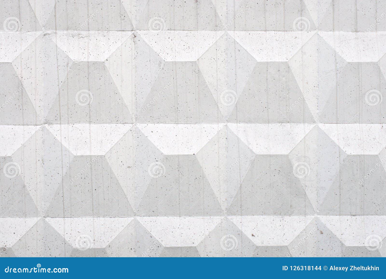 Concrete Slab with a Pattern in the Form of a Rectangle 3D. Stock ...