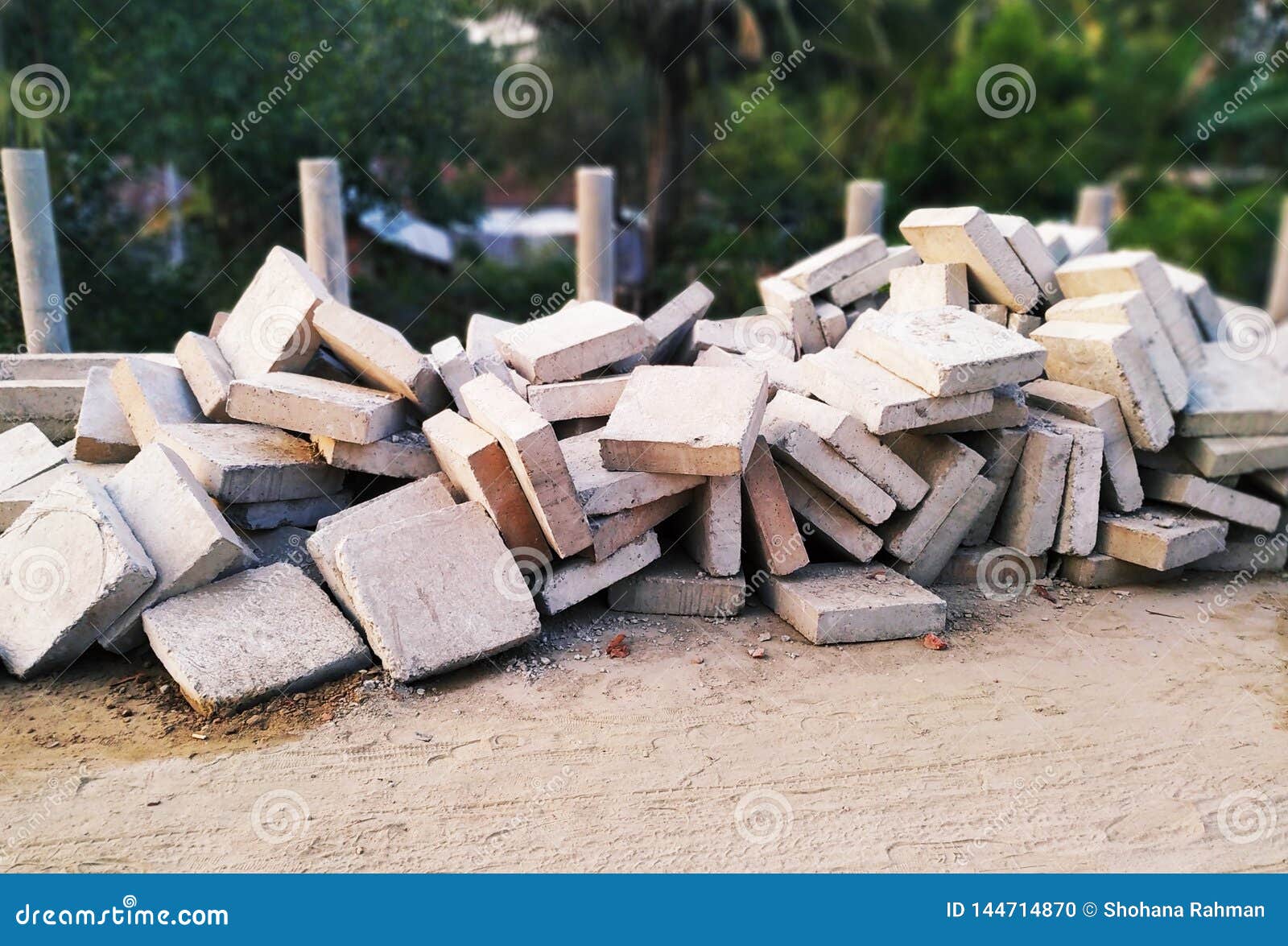 Concrete Sliders for Constructional Use Stock Photo - Image of sliders ...