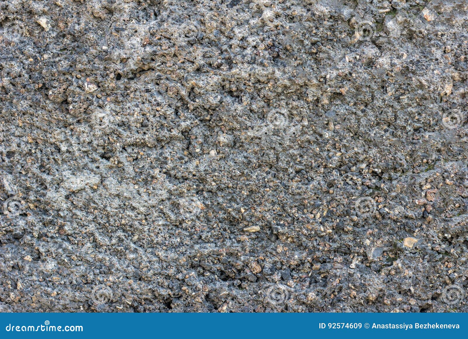 Concrete with Small Stones Background Stock Image - Image of ...