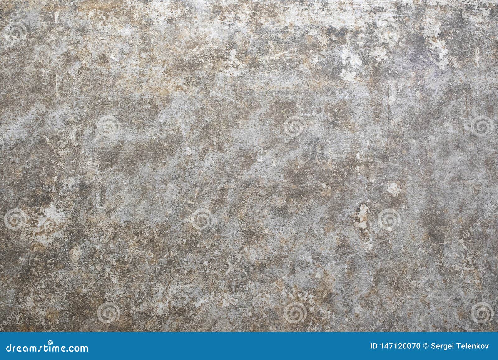 Concrete Smooth Texture of Gray Rusty Color. Natural Wall Rusty Stock ...
