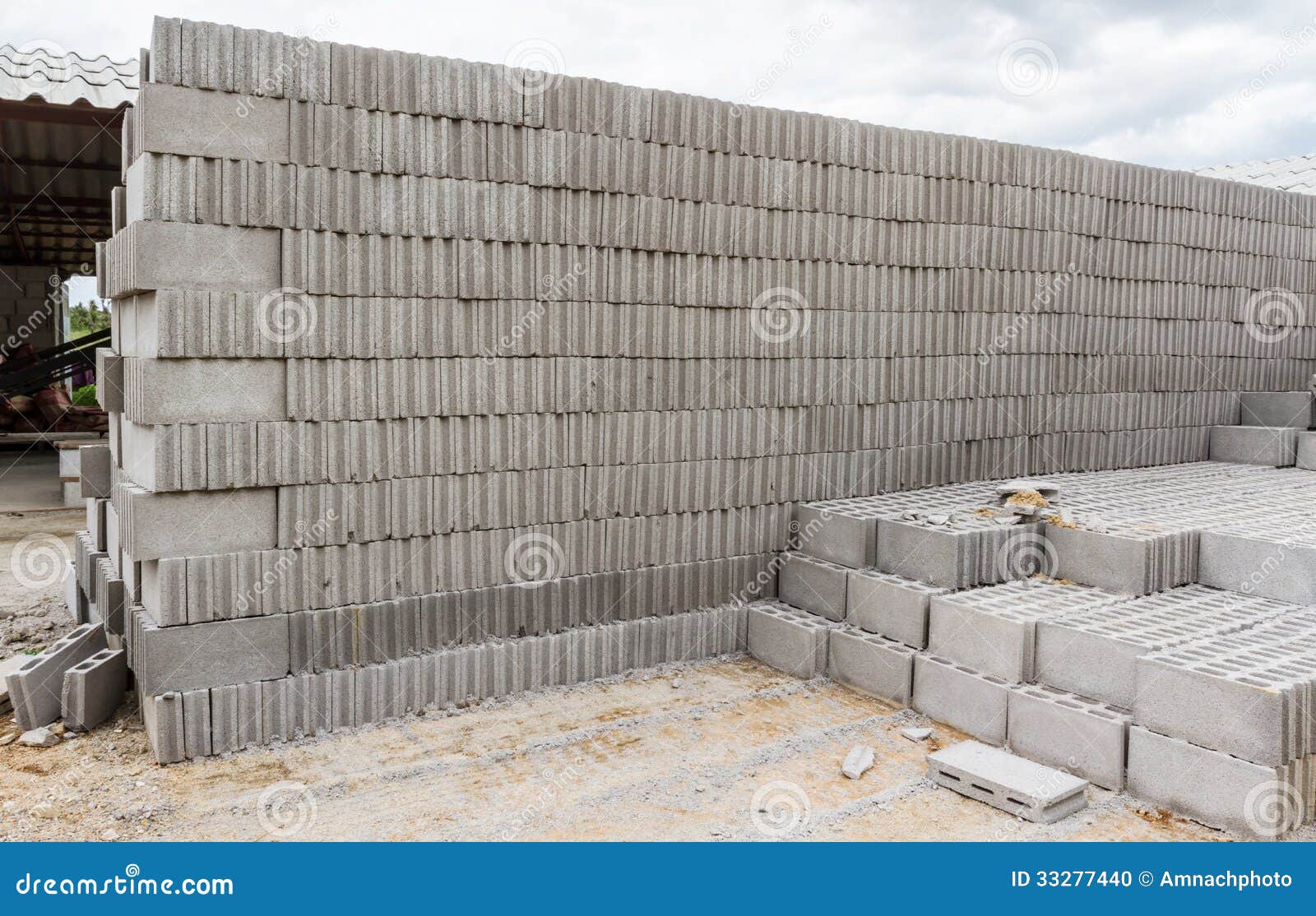 Concrete Solid Brick for Sale. Stock Photo - Image of regular, solid ...