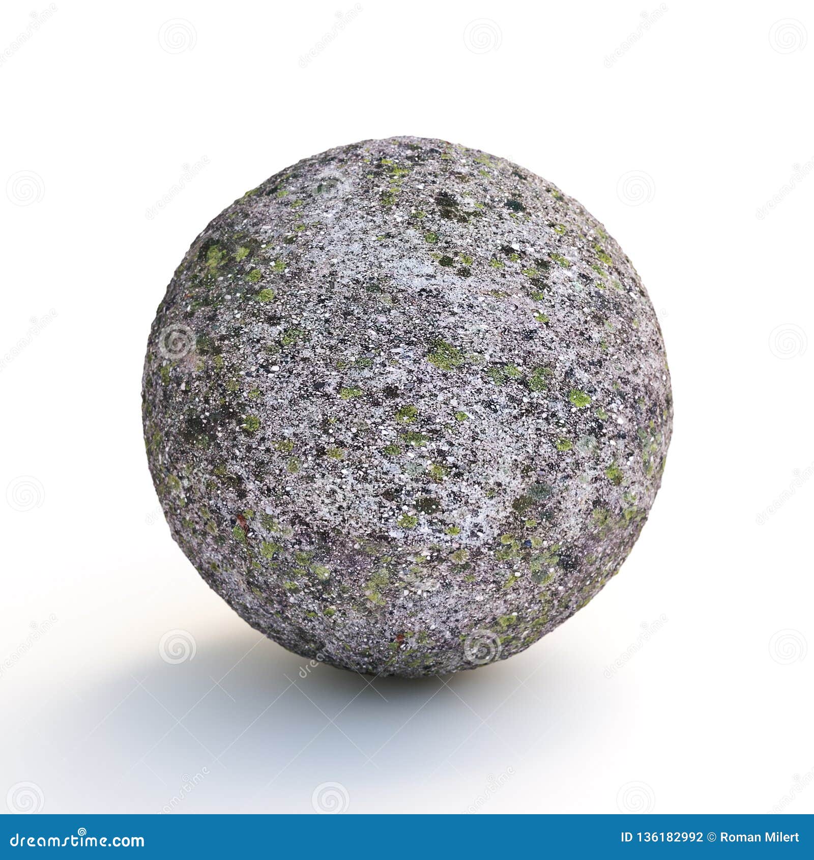 Concrete Sphere On A Parapet In Park Royalty-Free Stock Photo ...