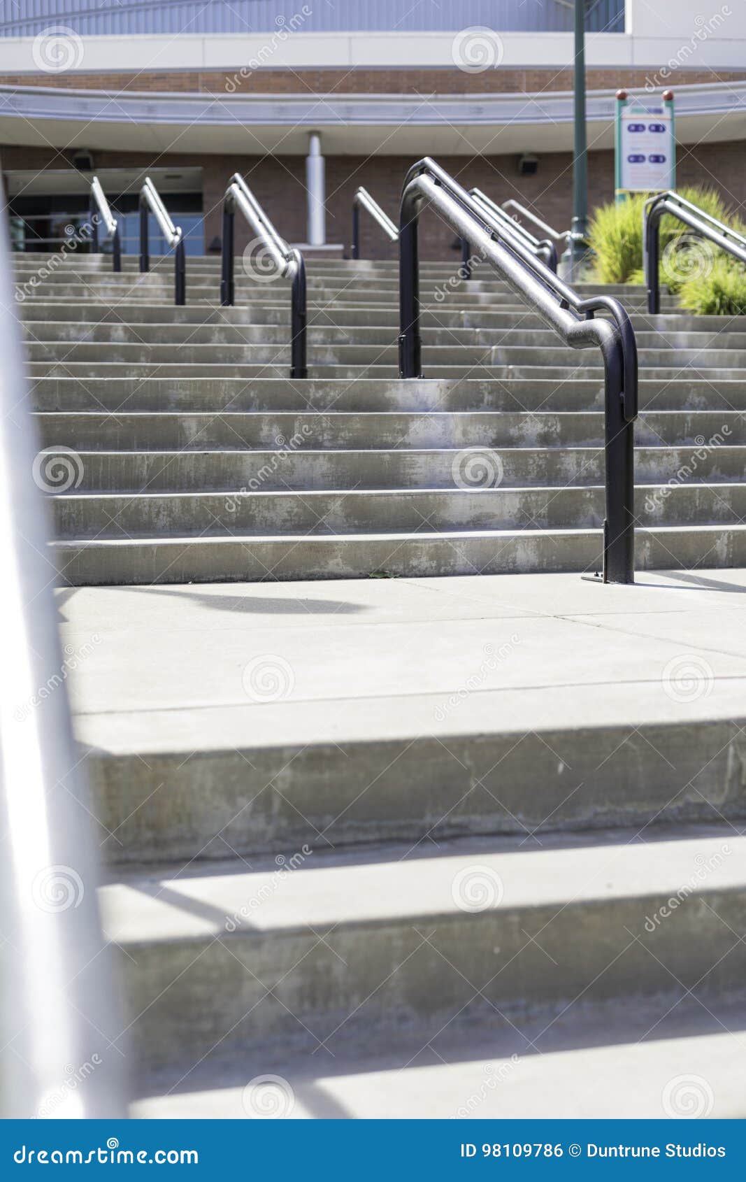 Concrete Stair Flights stock photo. Image of footpath - 98109786