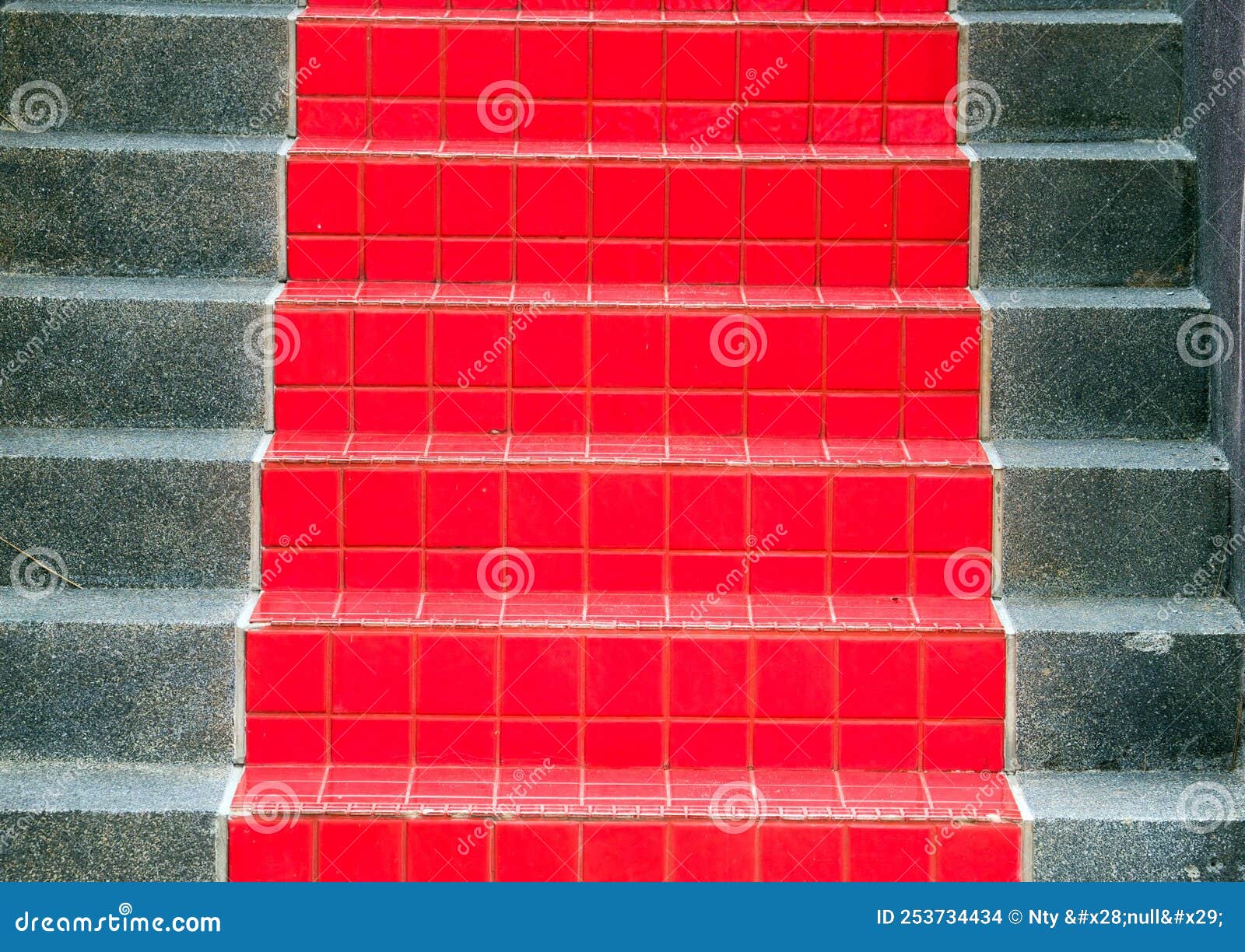 Concrete stair stock photo. Image of closeup, house - 253734434