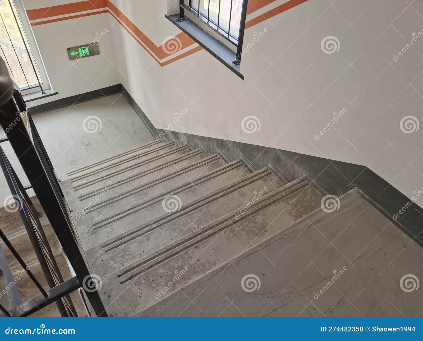 Concrete Stair step stock photo. Image of builder, step - 274482350