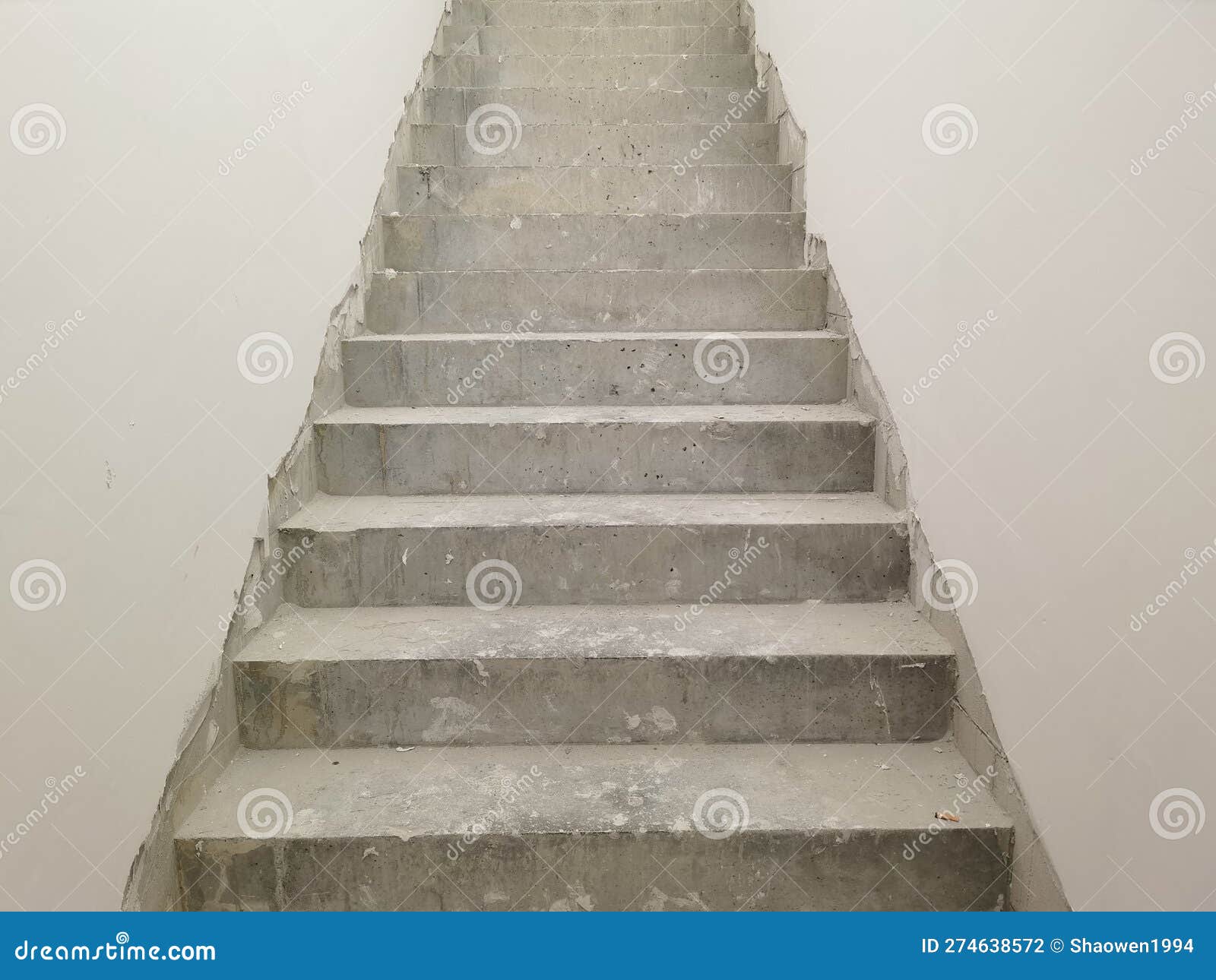 Concrete Stair step stock photo. Image of room, step - 274638572