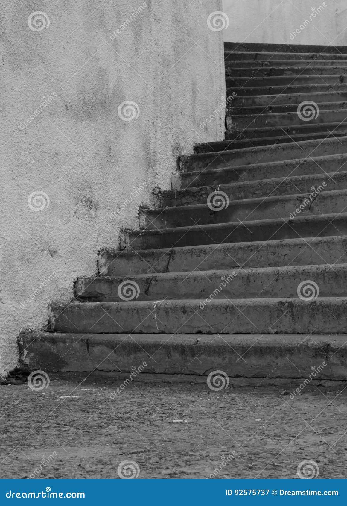 Concrete Staircase Going Up Stock Image - Image of concept, stair: 92575737
