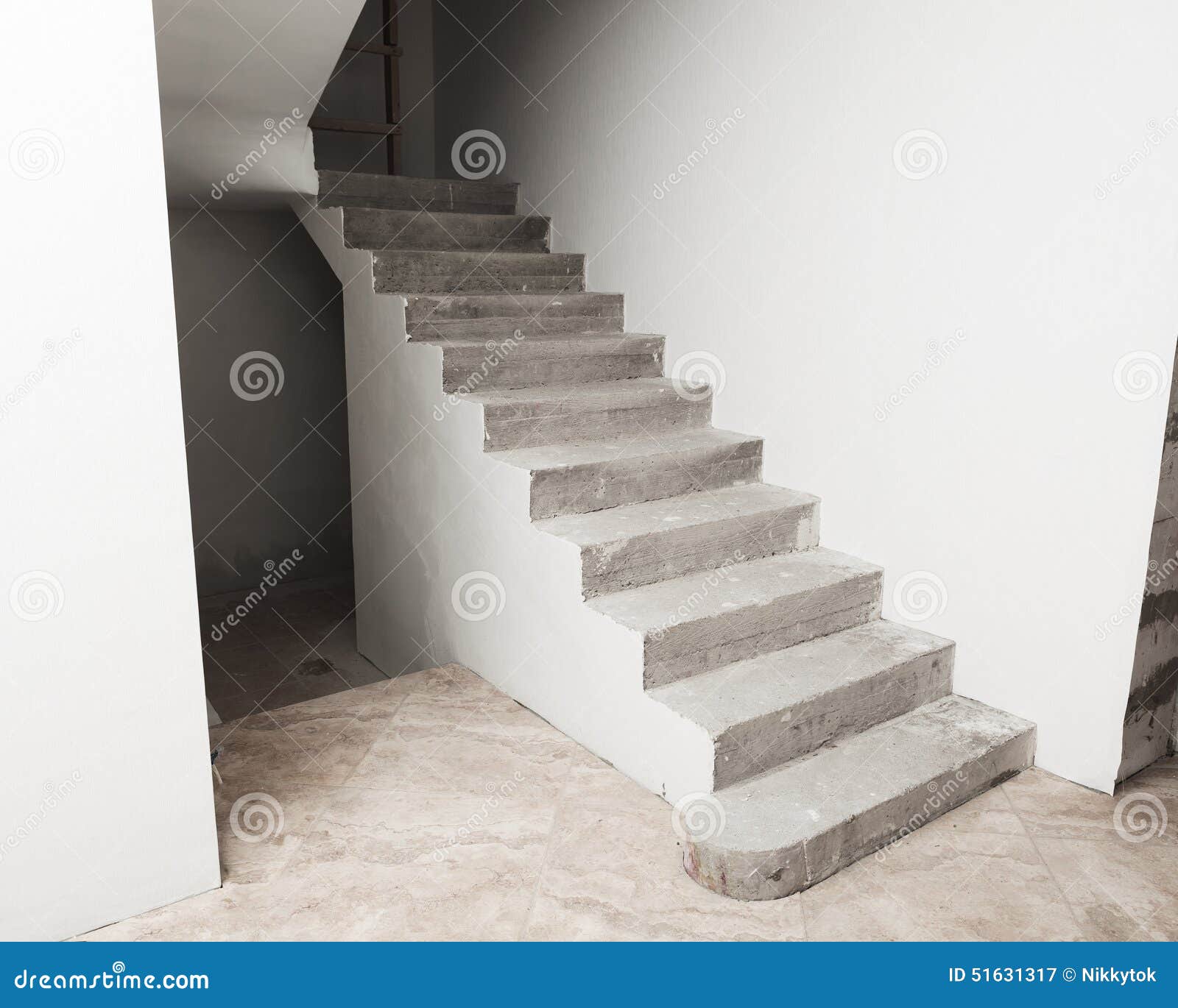 Concrete staircase stock image. Image of abstract, floor - 51631317