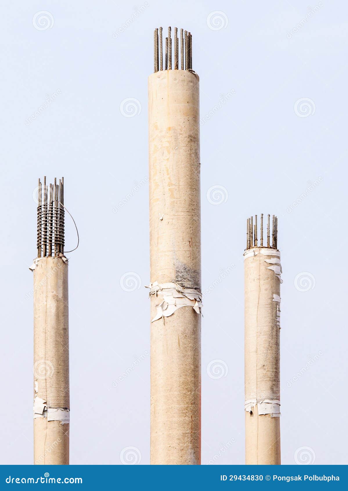 Concrete stake stock photo. Image of estate, offset, outside - 29434830