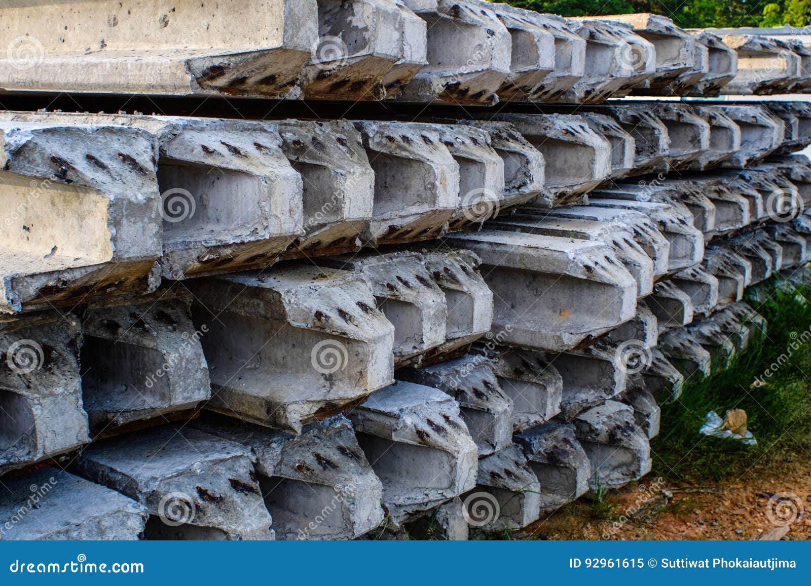 Concrete stake stock image. Image of footing, level, material - 92961615