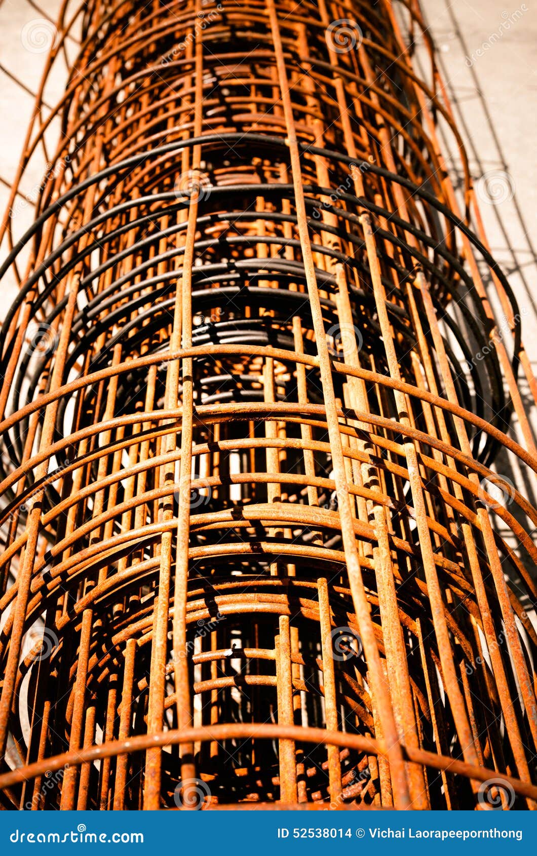 Concrete Steel Frames. Selective Focus Stock Photo - Image of material ...