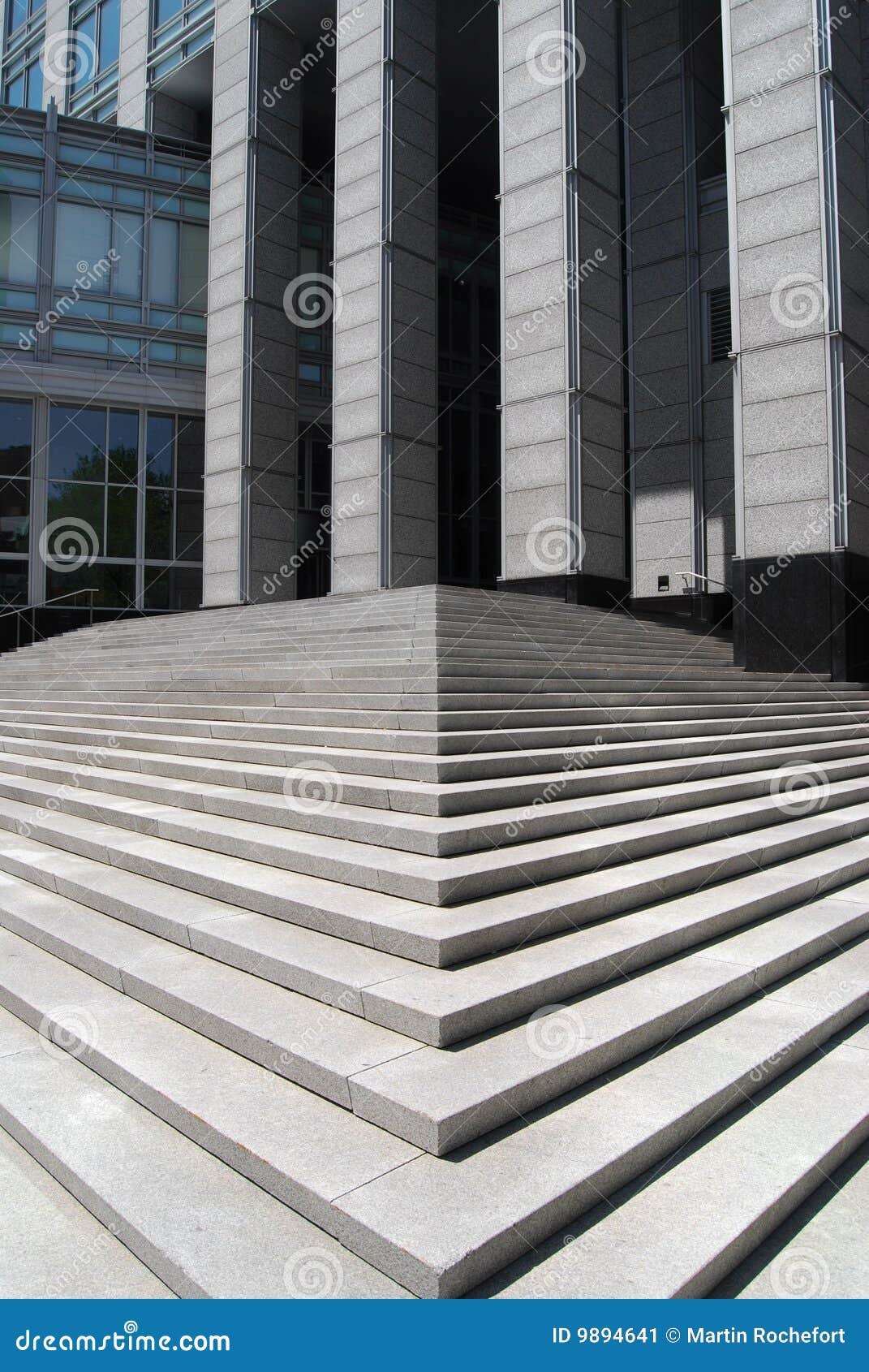 Concrete steps stock image. Image of pillars, steps, symmetric - 9894641
