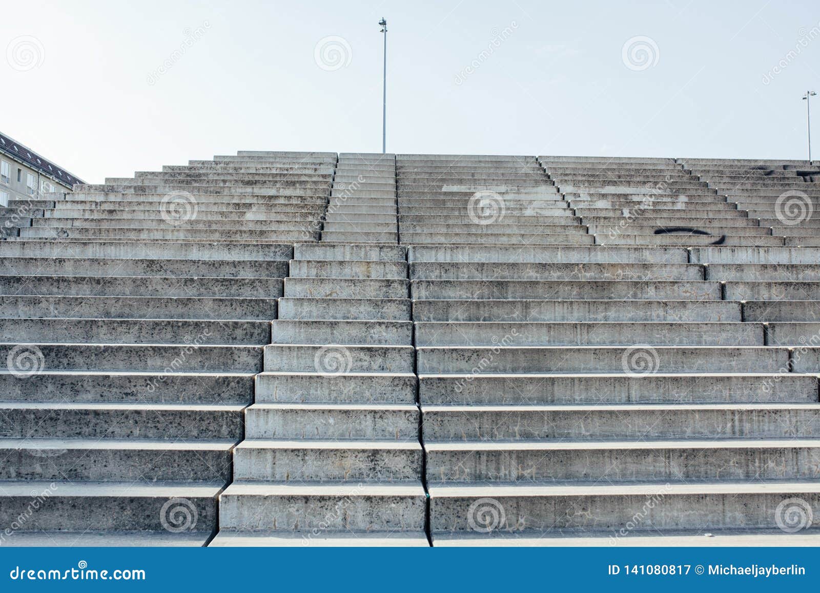 Concrete Steps with Day Light and Shadow, Urban Architecture Stock ...