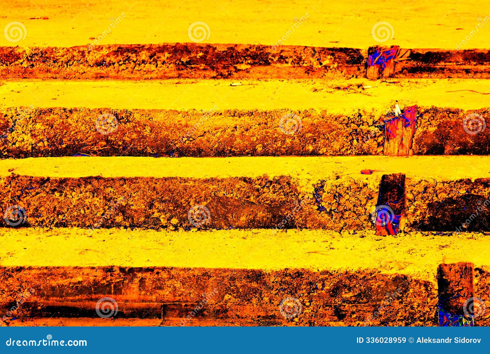 Concrete Steps Rough, Concrete Formwork for Steps,2 Stock Image - Image ...