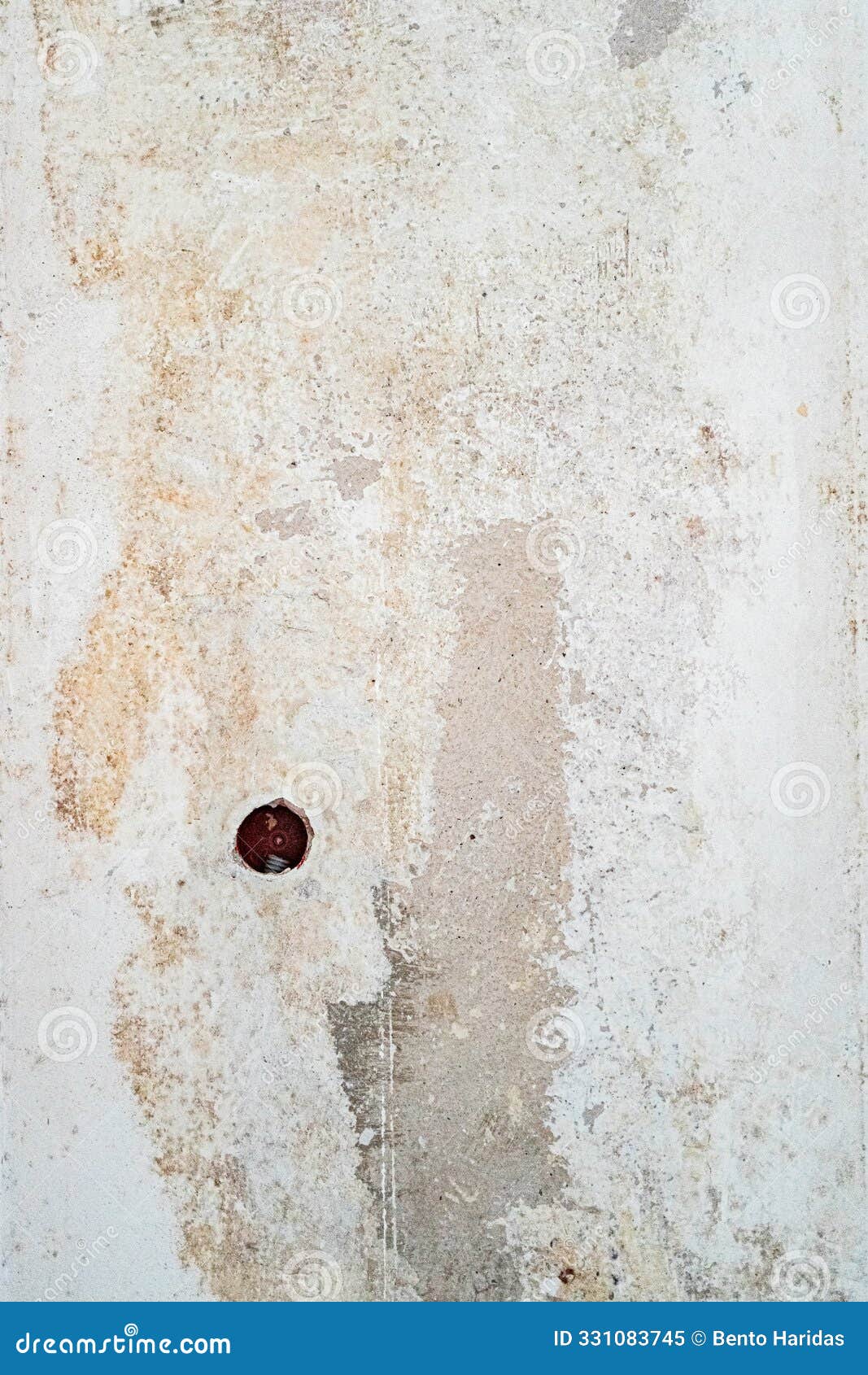 Concrete Stone Texture with Construction Hole for Electrical ...
