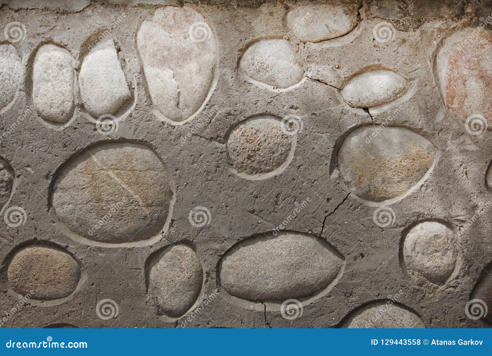 Concrete and Stones Texture. Stock Photo - Image of details, stones ...