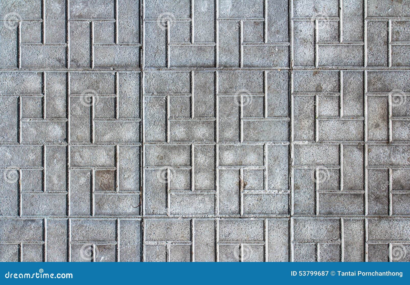 Concrete Street Block Pattern Background Stock Image - Image of loft ...