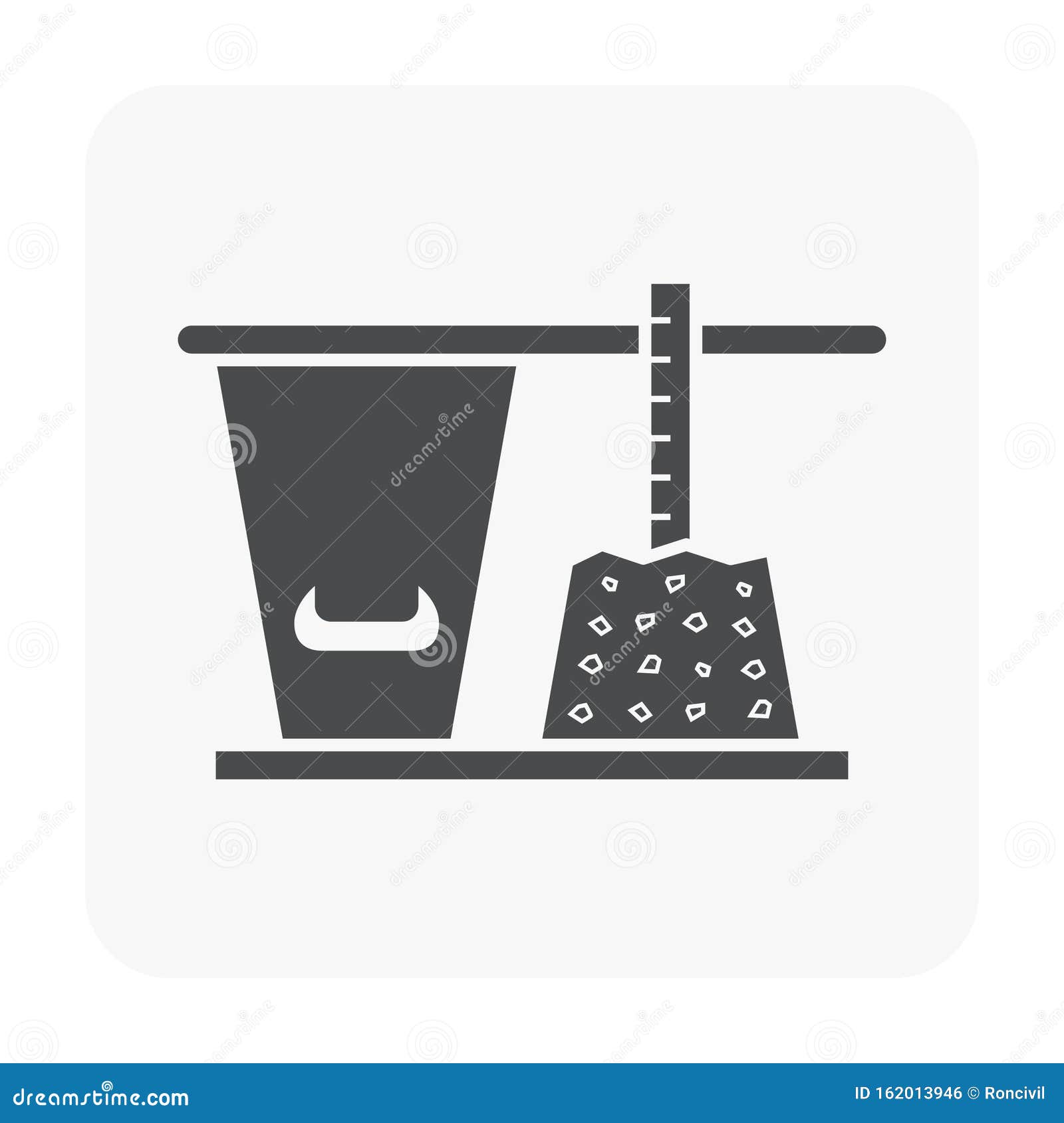 Concrete Testing Icon Vector Illustration | CartoonDealer.com #100172554