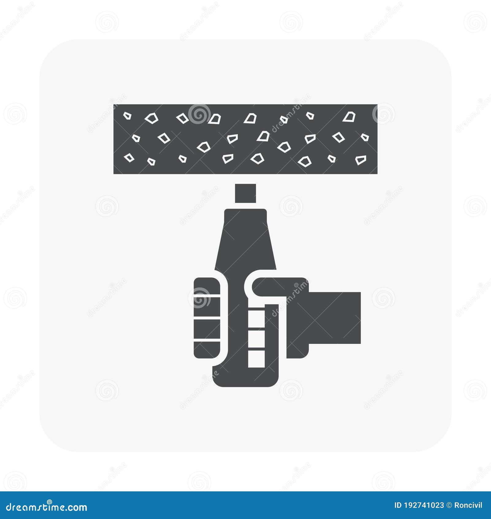 Concrete testing equipment stock vector. Illustration of check - 192741023