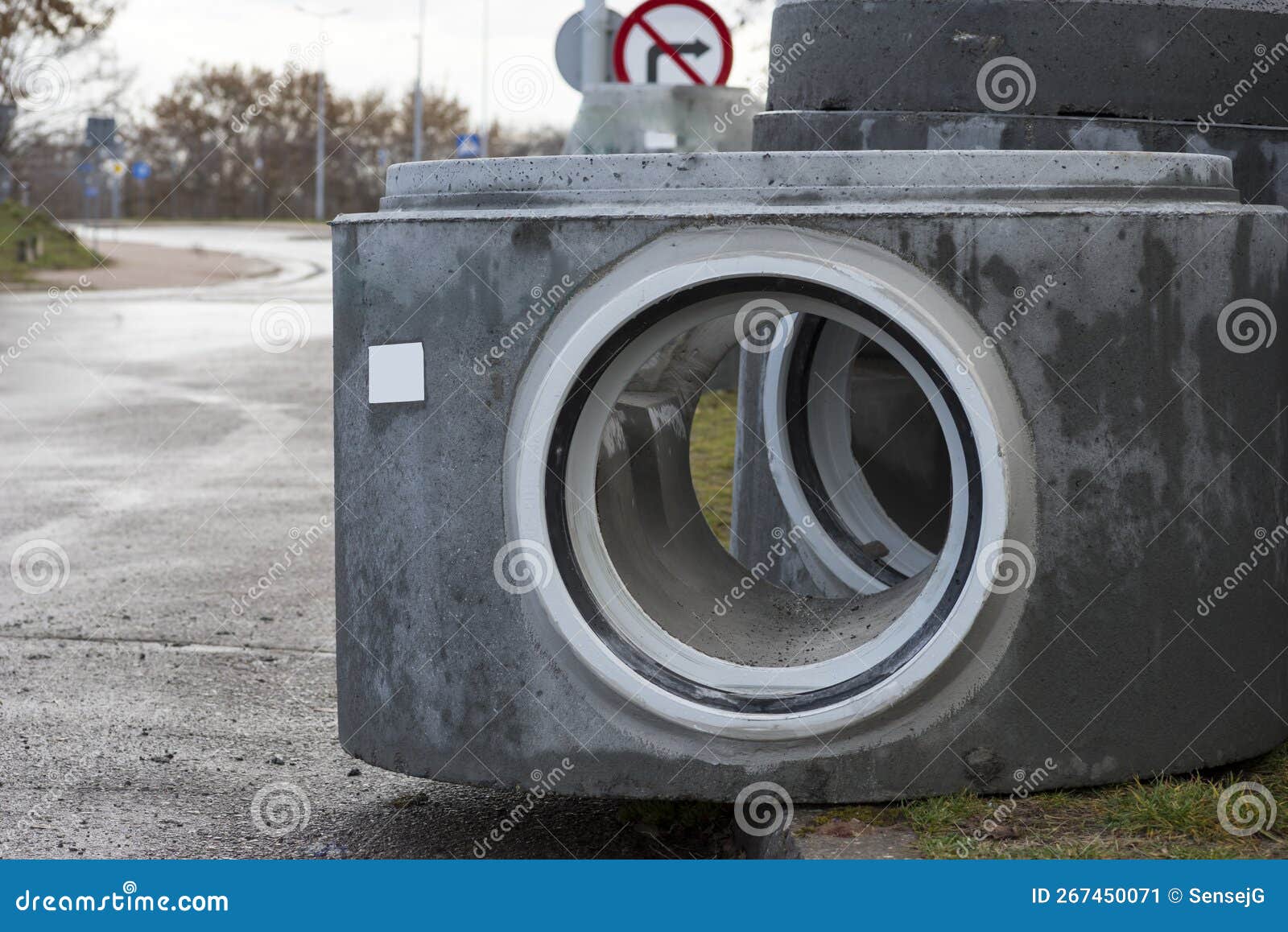Concrete Structural Element of a Sewage Chamber (storm Collector ...