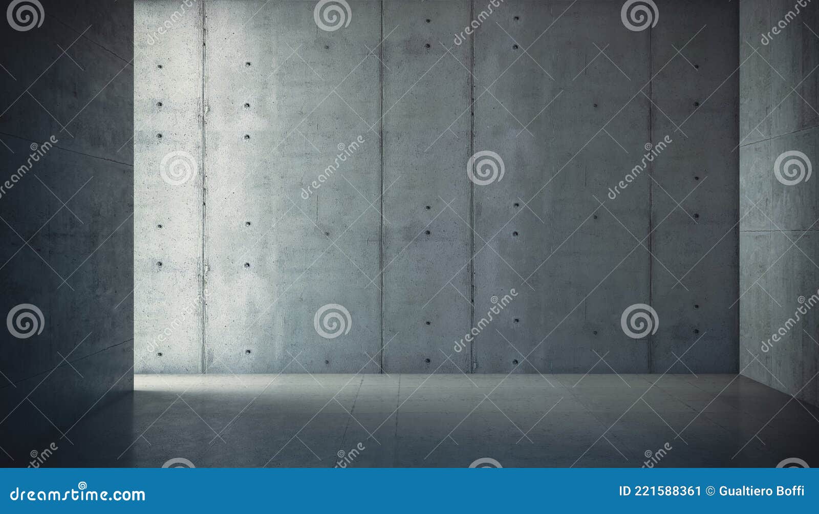 Concrete Structure, Internal View Stock Illustration - Illustration of ...
