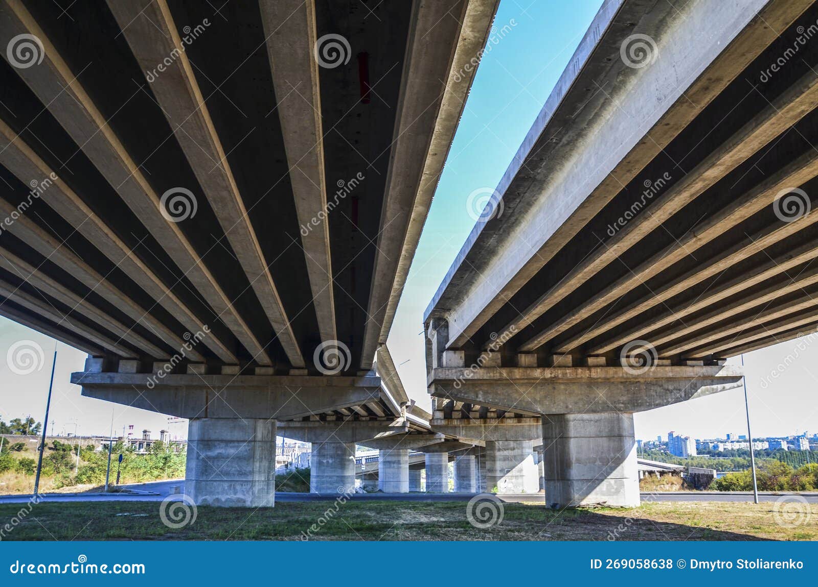Concrete Structure Overpass of Express Way Use for Infrastructure Stock ...