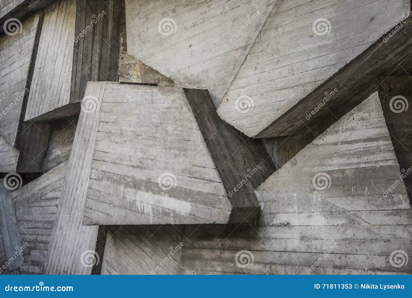 Concrete Structures, Modern Architecture Square Background Stock ...