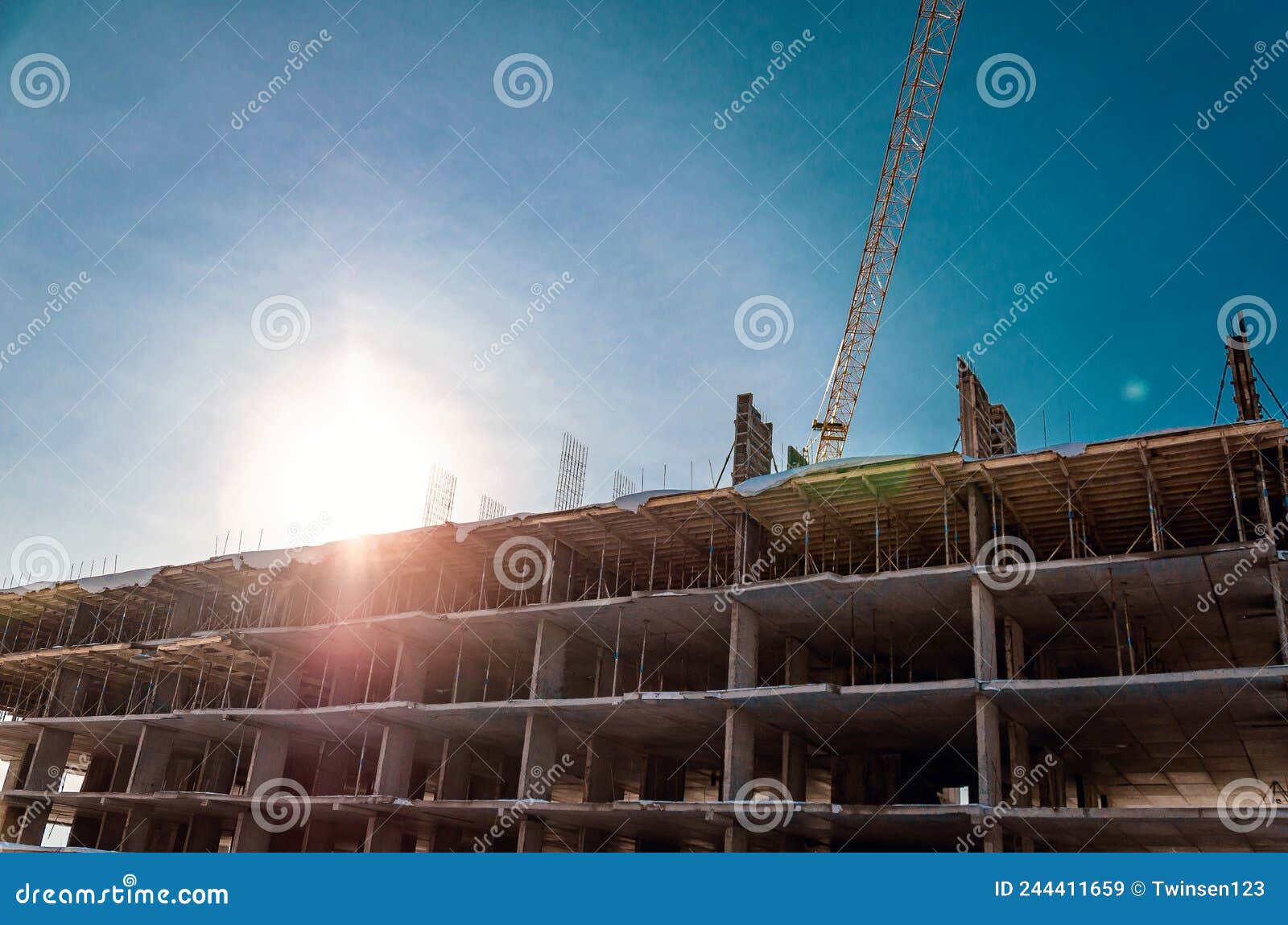 Concrete Structures in the Sunlight. Construction of Multi-storey ...